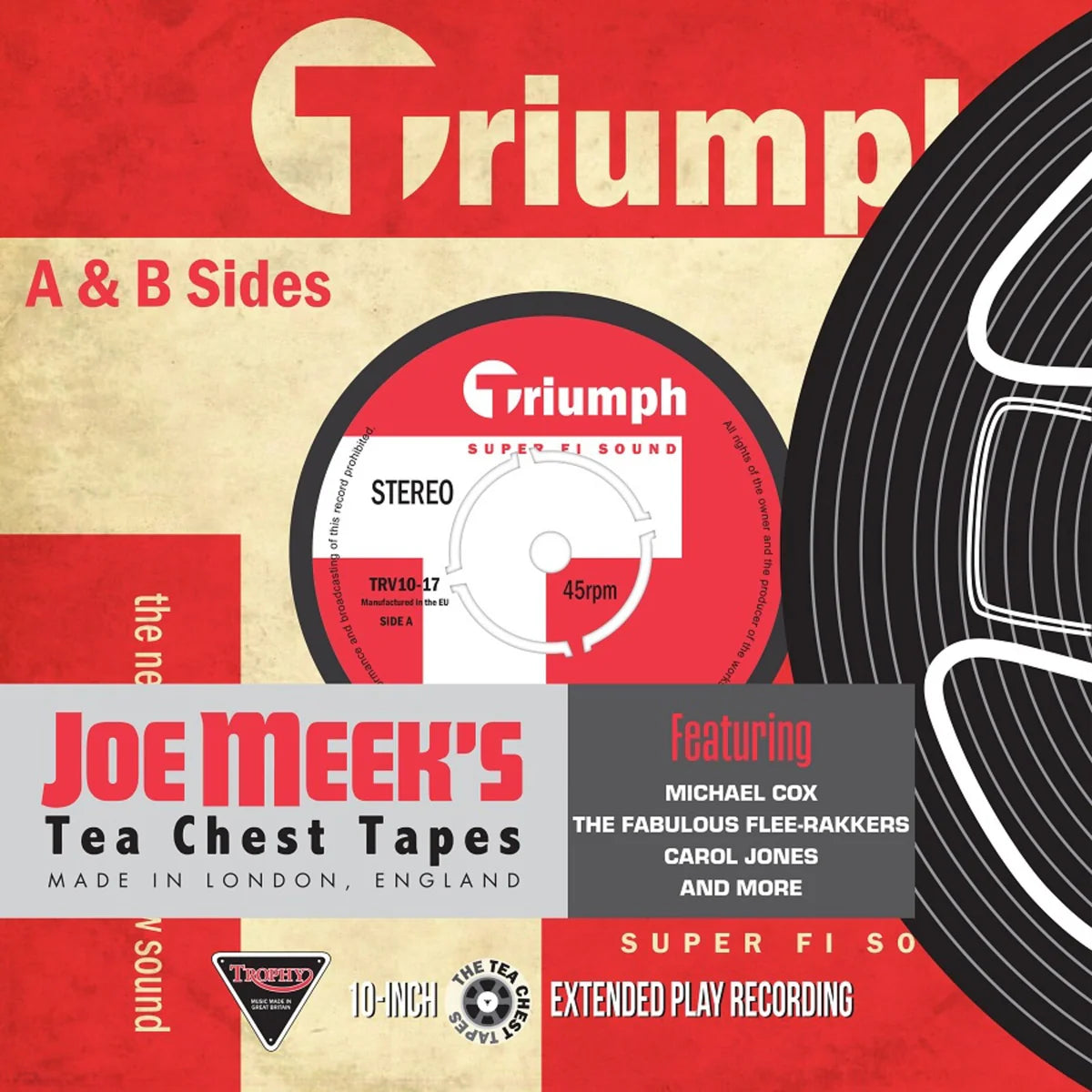 VARIOUS - Triumph A's & B's - Joe Meek's Tea Chest Tapes - 10'' EP - V ...