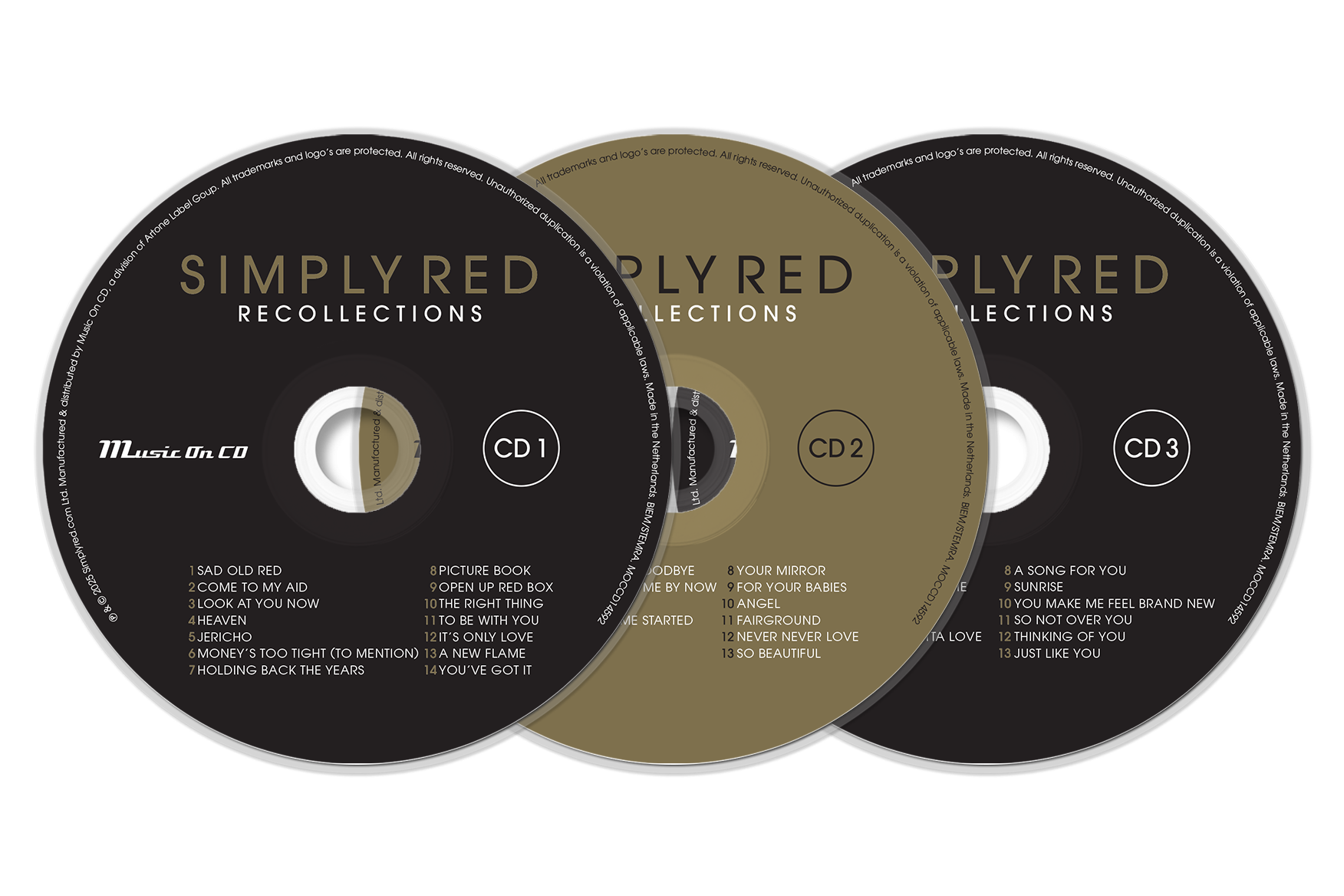 SIMPLY RED - Recollections (Deluxe Edition) - 3CD [NOV 21] – Spindizzy