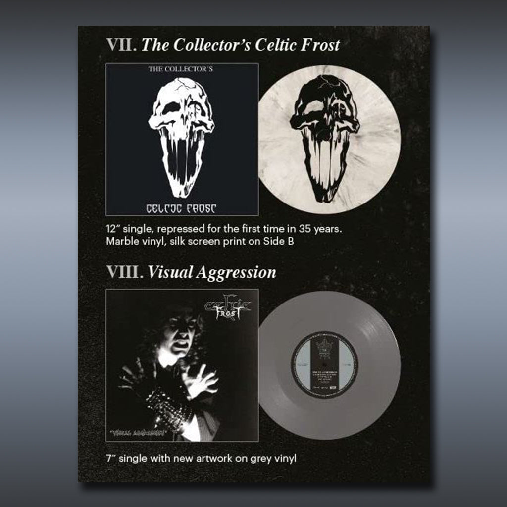 CELTIC FROST - Danse Macabre - 7LP + Extras - Deluxe Splatter Vinyl Bo