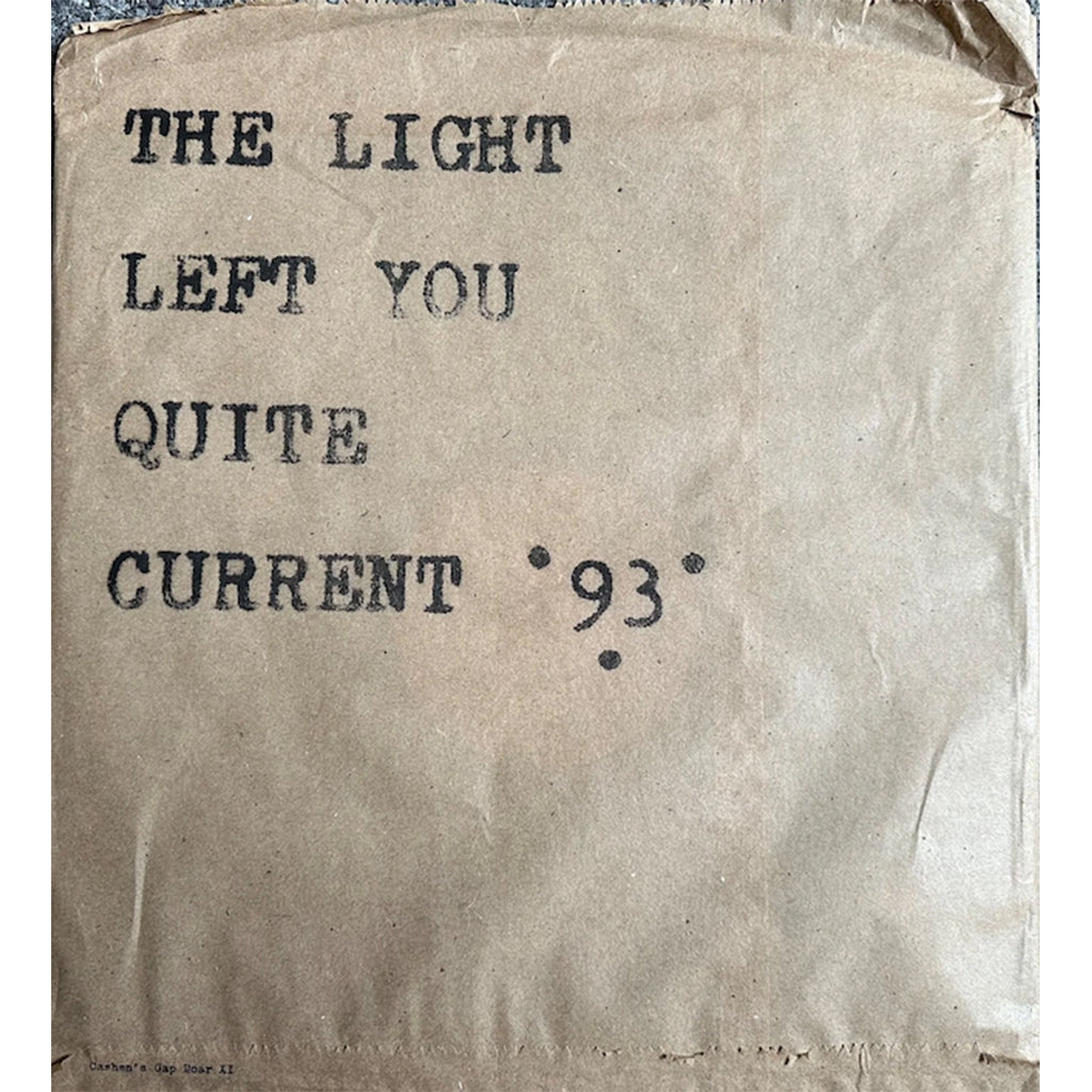 CURRENT 93 - The Light Left You Quite - LP - Mixed-Coloured Vinyl [MAY