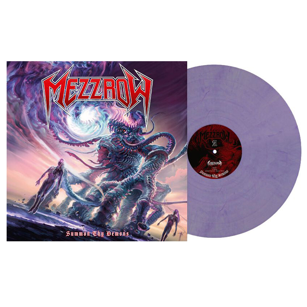 MEZZROW - Summon Thy Demons - LP - Clear Purple Marbled Vinyl [APR 21 ...