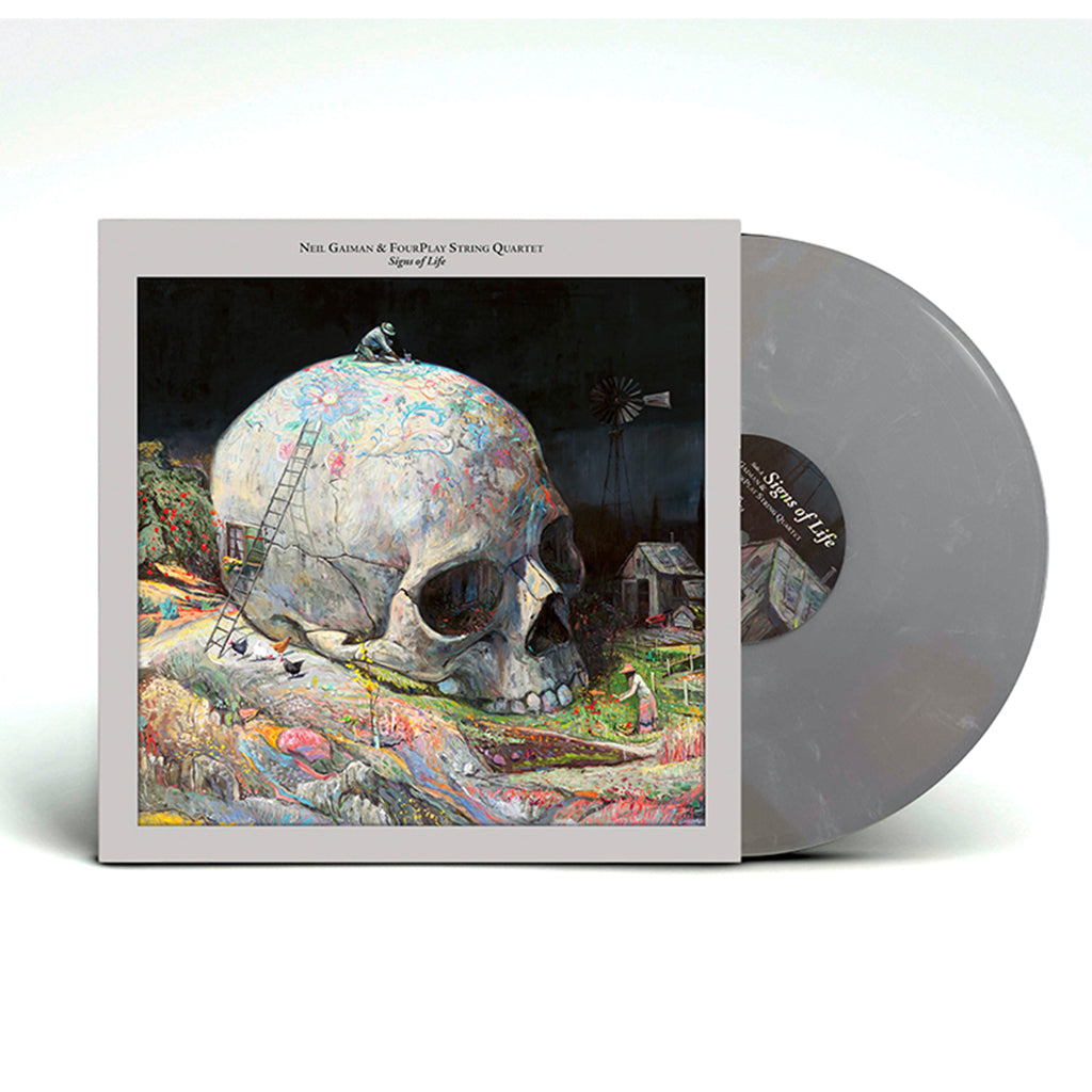 NEIL GAIMAN & FOURPLAY STRING QUARTET - Signs Of Life - LP - Silver Fo ...