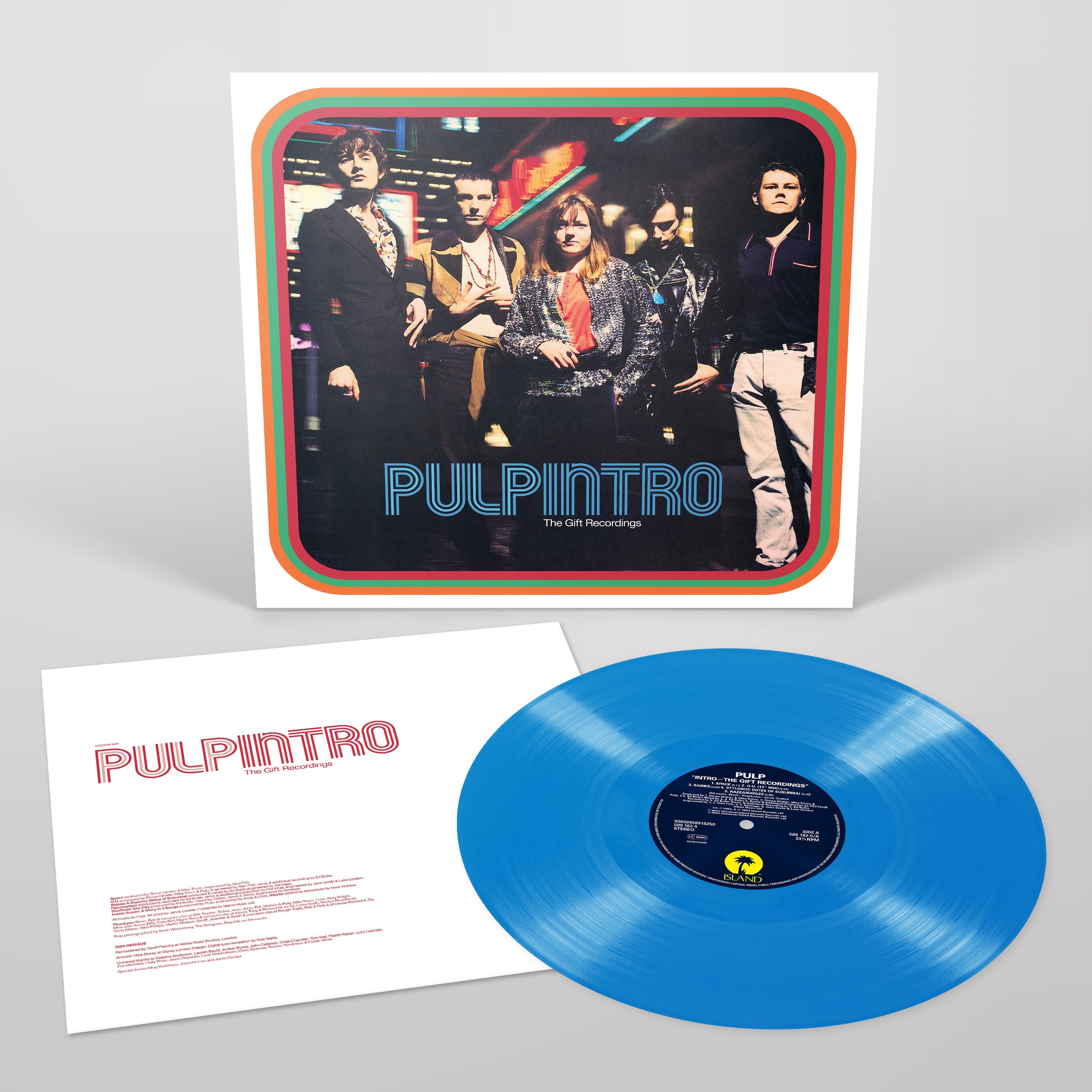 PULP - Intro The Gift Recordings - 1 LP - Blue Vinyl [RSD 2024] – Spindizzy
