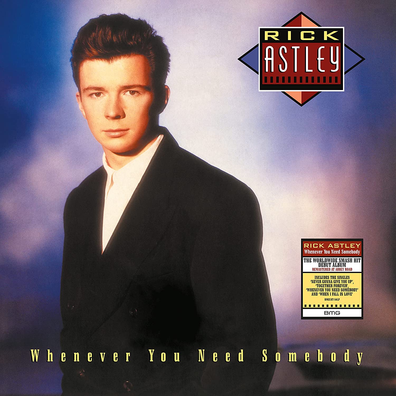 RICK ASTLEY - Whenver You Need Somebody (2022 Remaster) - LP - Vinyl ...