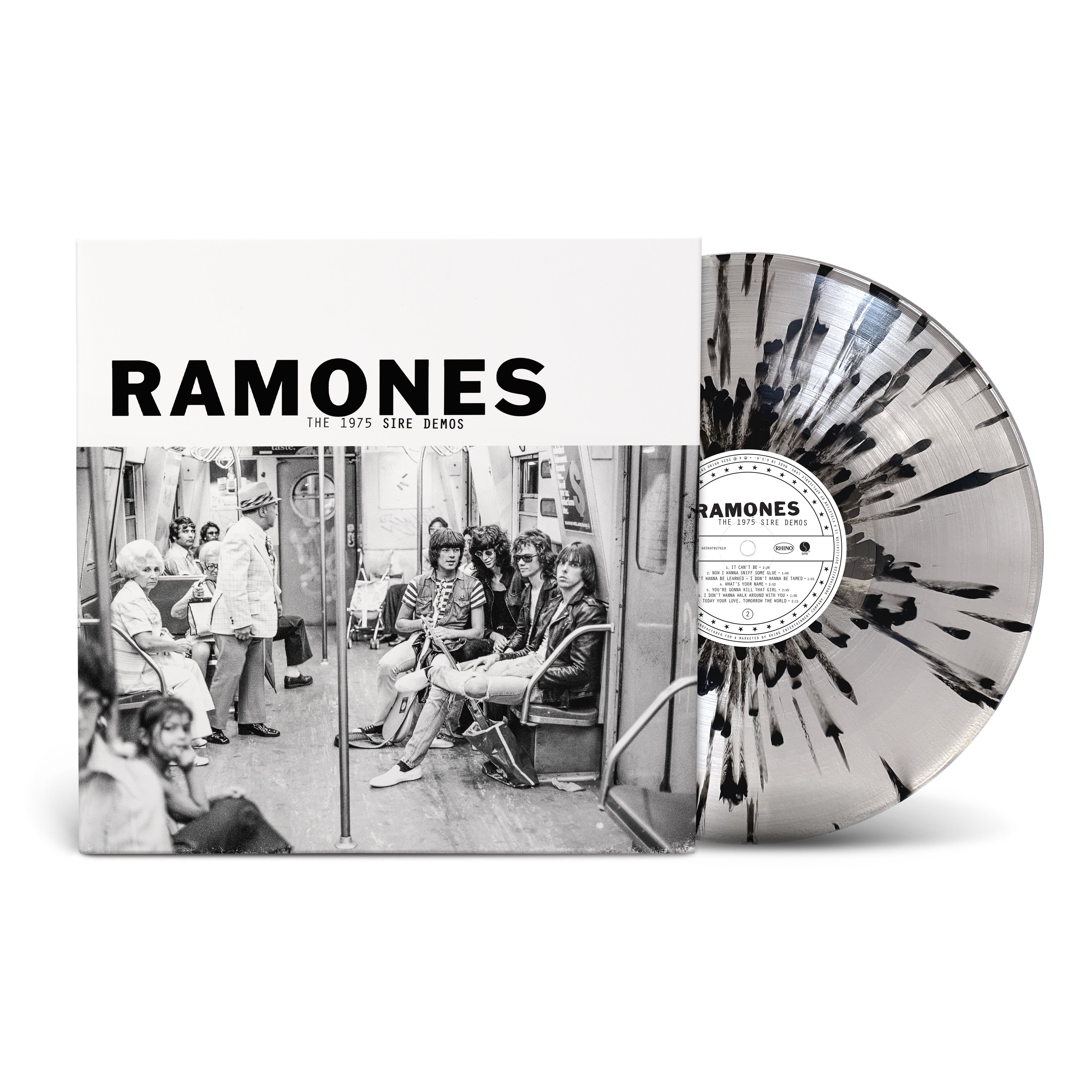 RAMONES - The 1975 Sire Demos (Demos) - 1 LP - 140g Clear with Black S ...