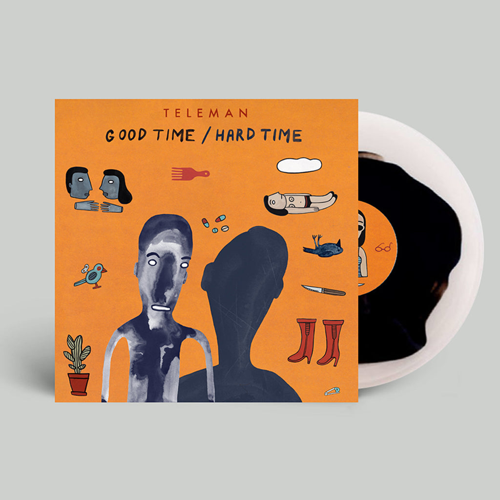 TELEMAN - Good Time / Hard Time - LP - Natural / Black Colour in Colou ...